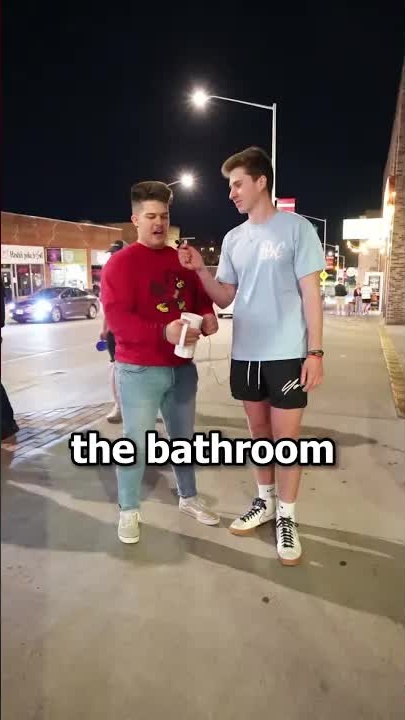 He did what in the mop bucket?