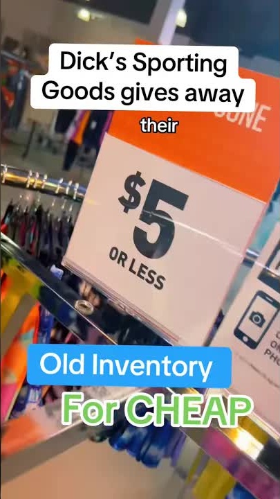 Dick’s Sporting Goods gives away their old inventory for cheap (& here ...
