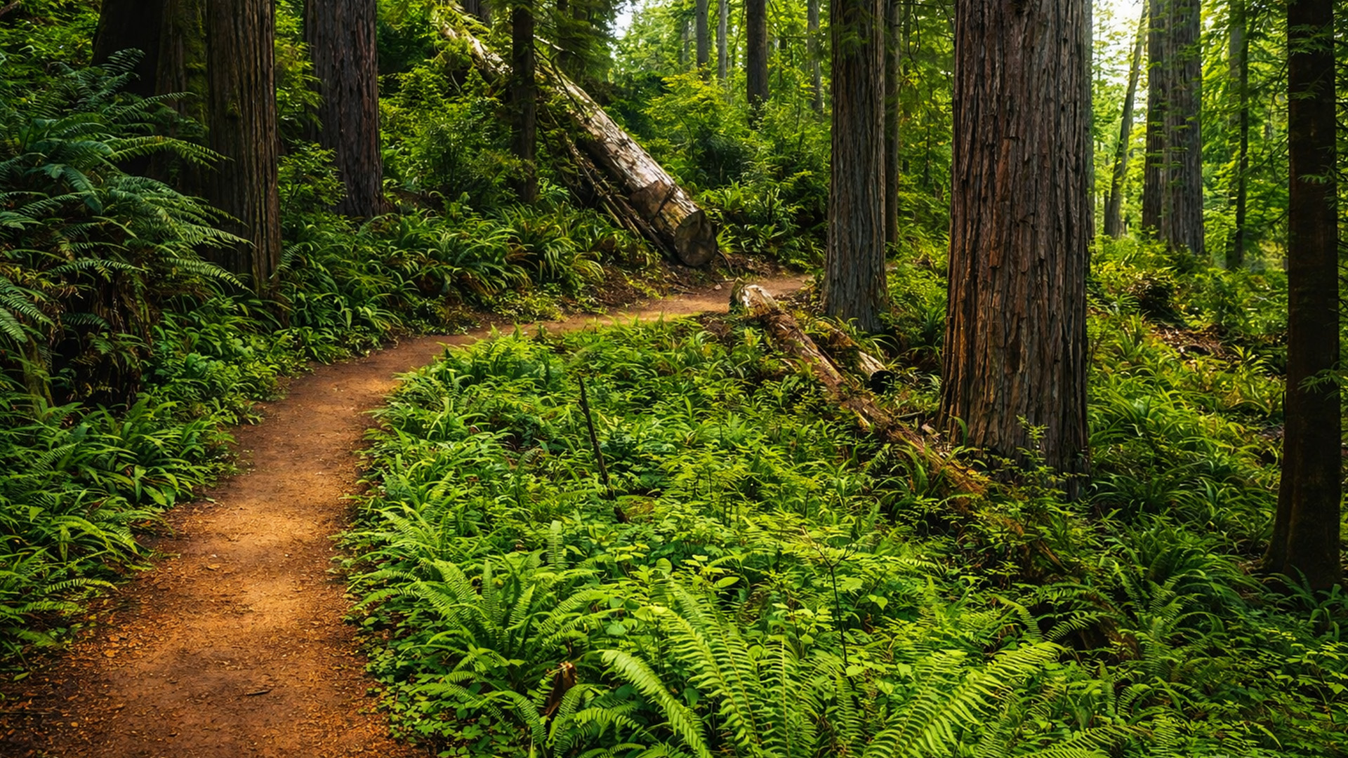 Sendero James Irvine en Prairie Creek Redwoods: Ruta escénica (4K)
