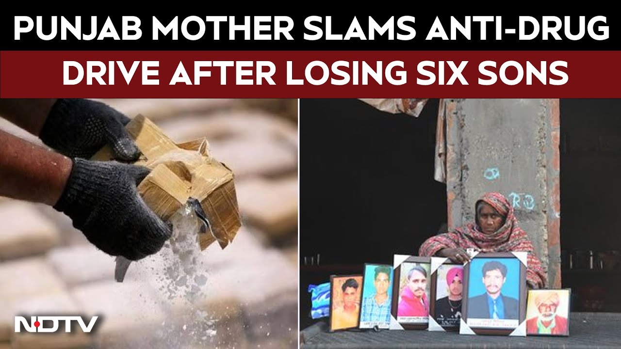 Punjab news | Punjab mother questions anti-drug drive, claims she lost ...