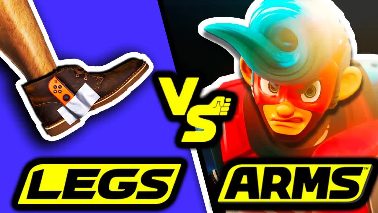 Can you beat ARMS using only legs? - No arms challenge