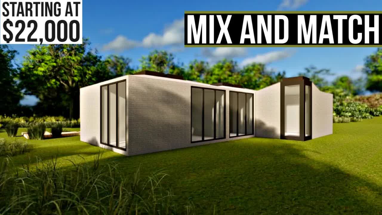 This new prefab home allows buyers to mix and match modules to create ...