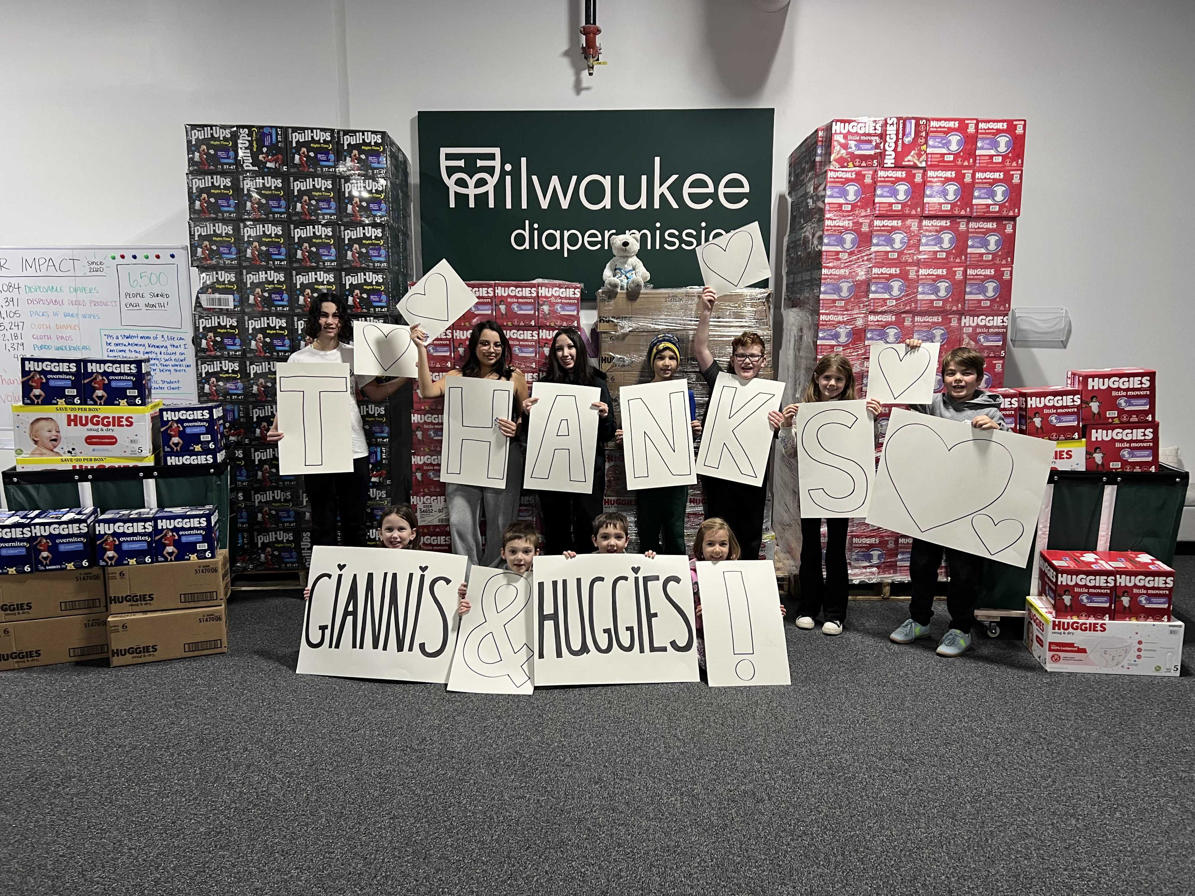 Giannis Antetokounmpo and Huggies make major donation to Milwaukee ...