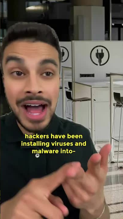 iPhone security: avoid public USB chargers!