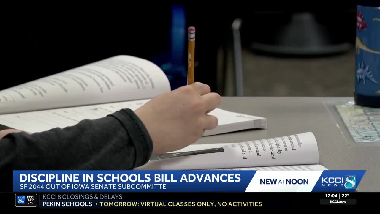 Iowa Senate subcommittee approves bill to clarify discipline for ...