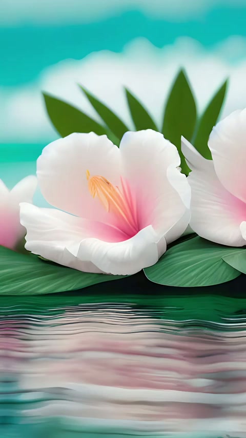 Take a deep breath 💙 relaxing music with water sounds