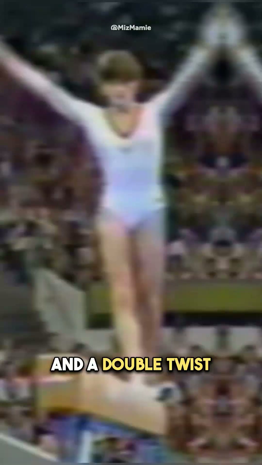 Nadia Comaneci + beam