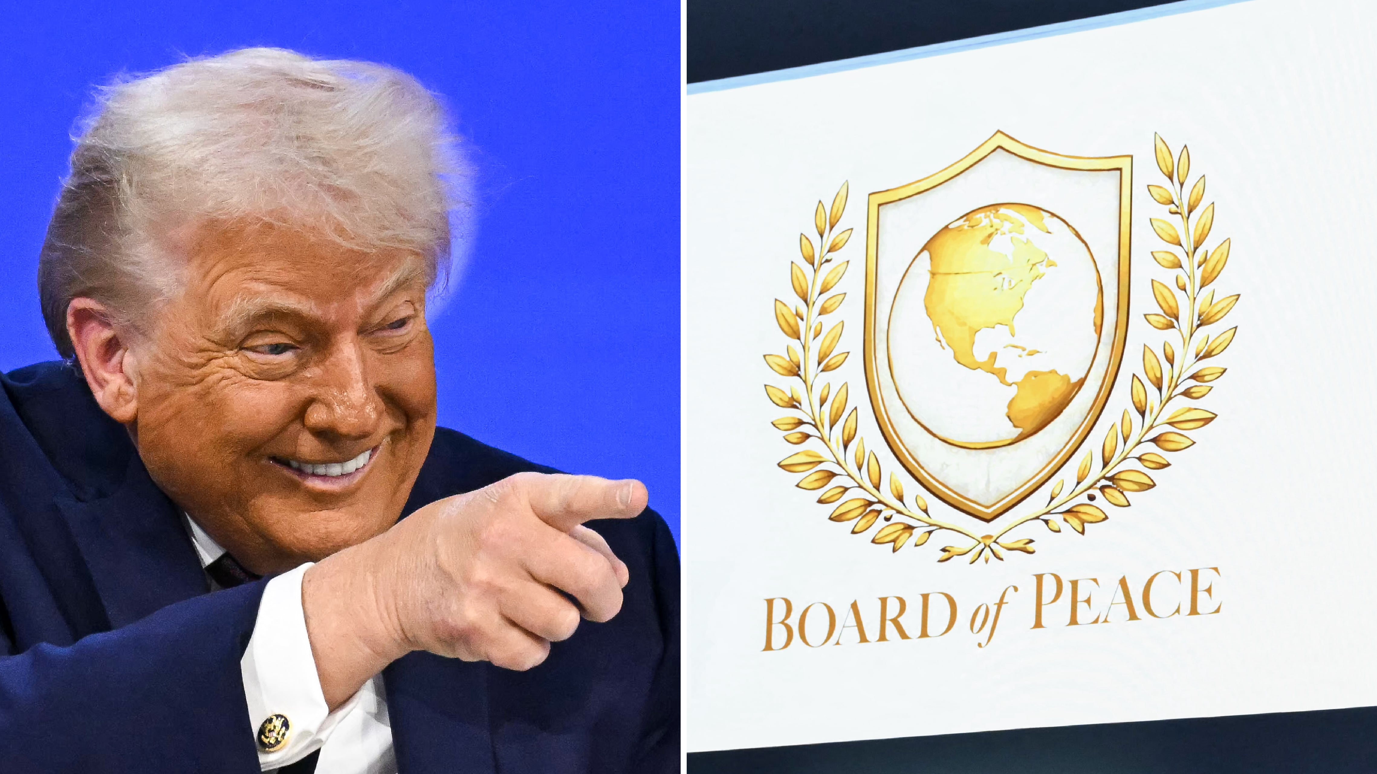 Trump unveils world’s tackiest logo for his $1B grift