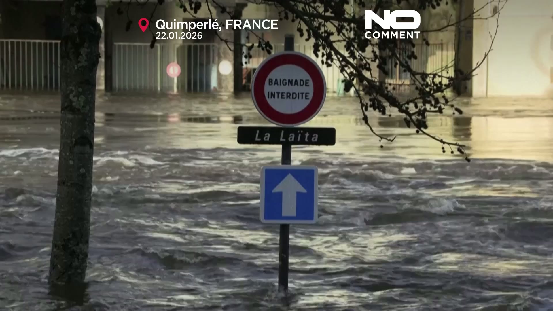 Quimperlé in Brittany faces severe flooding, evacuations underway