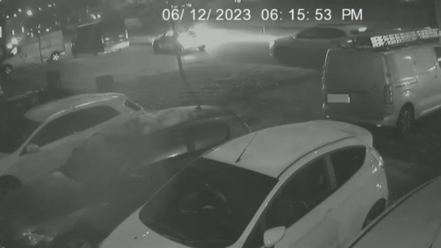 London ULEZ camera explodes as bus and cars drive close by