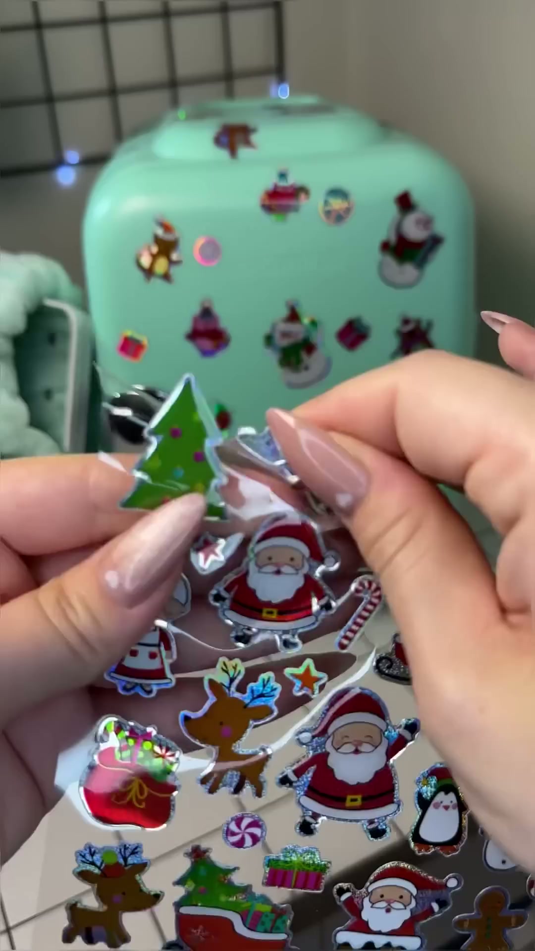 From spooky to sparkly: Christmas makeover for my beauty fridge!