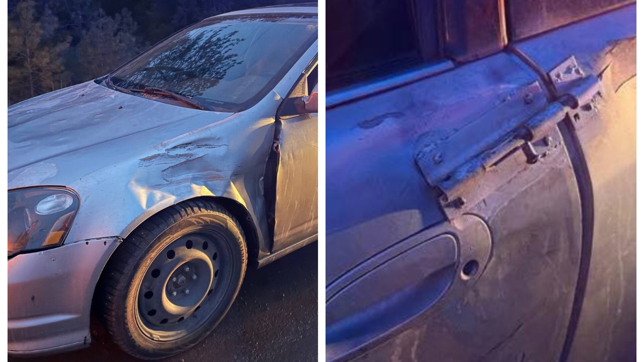 Man caught in Canada for speeding in a car held together with a garden ...