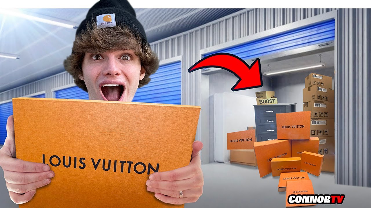 An abandoned storage unit packed with Louis Vuitton?