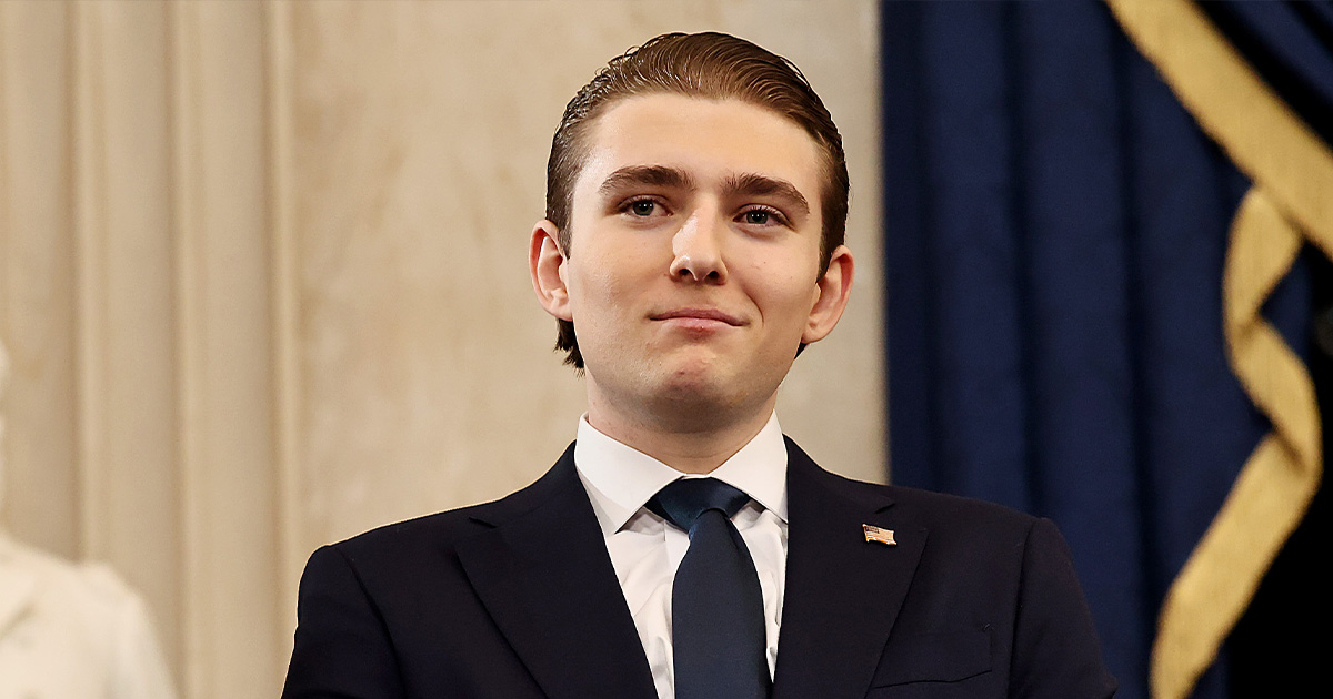 Barron Trump branded a hero after 'saving' woman's life as she was ...