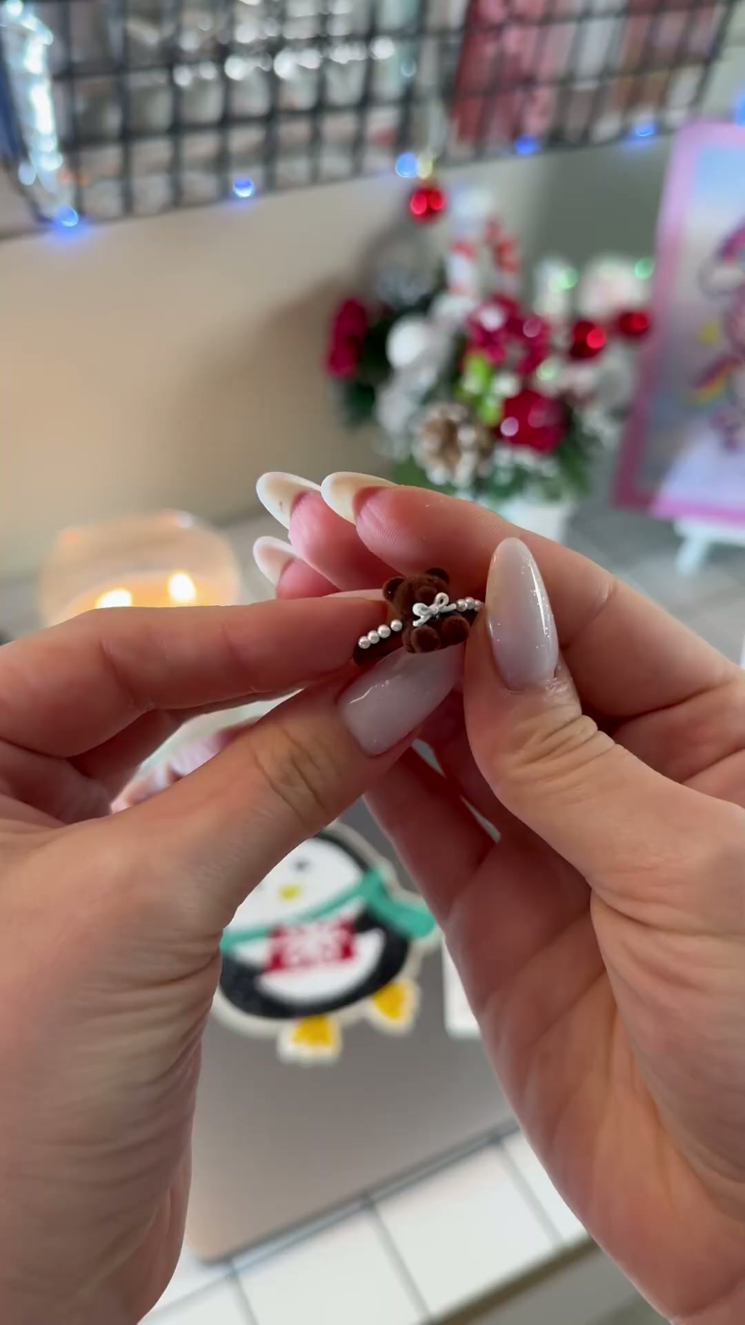 Cutest bear jewelry unboxing & try-on! 🐻