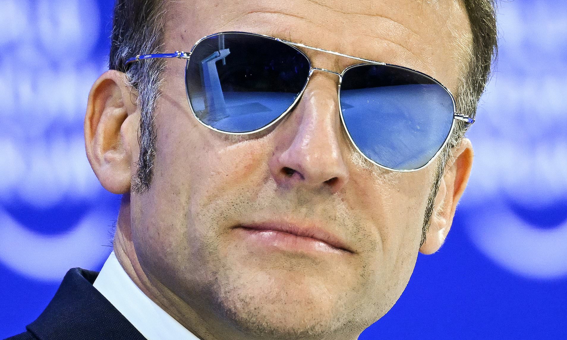 Macron's Top Gun look sees shares in the sunglasses firm jump by 28% ...