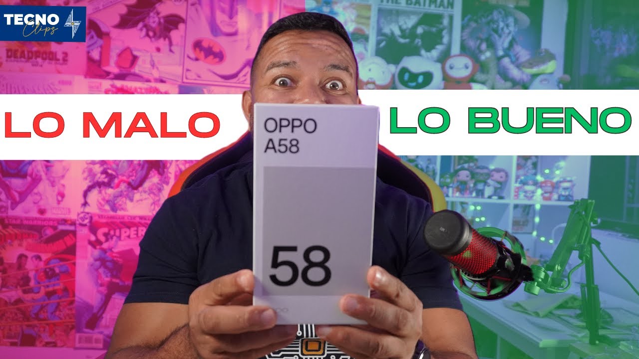 OPPO A58 pros y contras