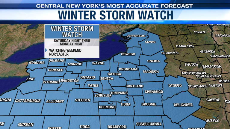 Update: What can CNY expect from weekend nor’easter?
