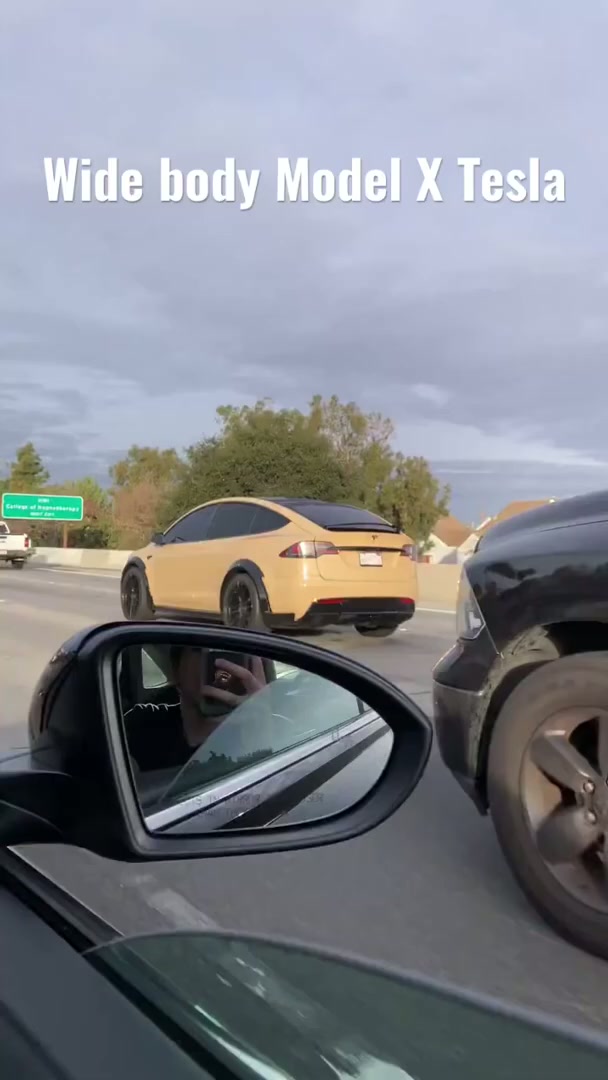 Custom Tesla Model X widebody