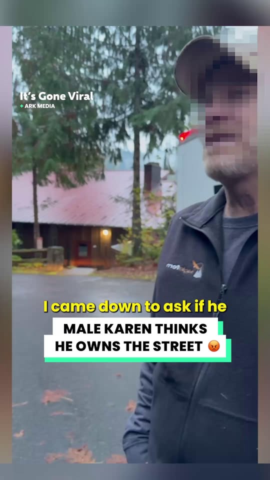 He wouldn't let me deliver my package