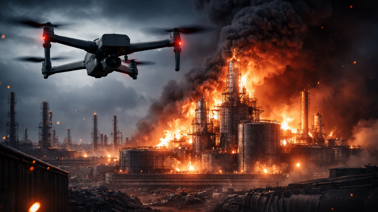 Russia’s Afipsky refinery hit by drone strike – fire quickly contained