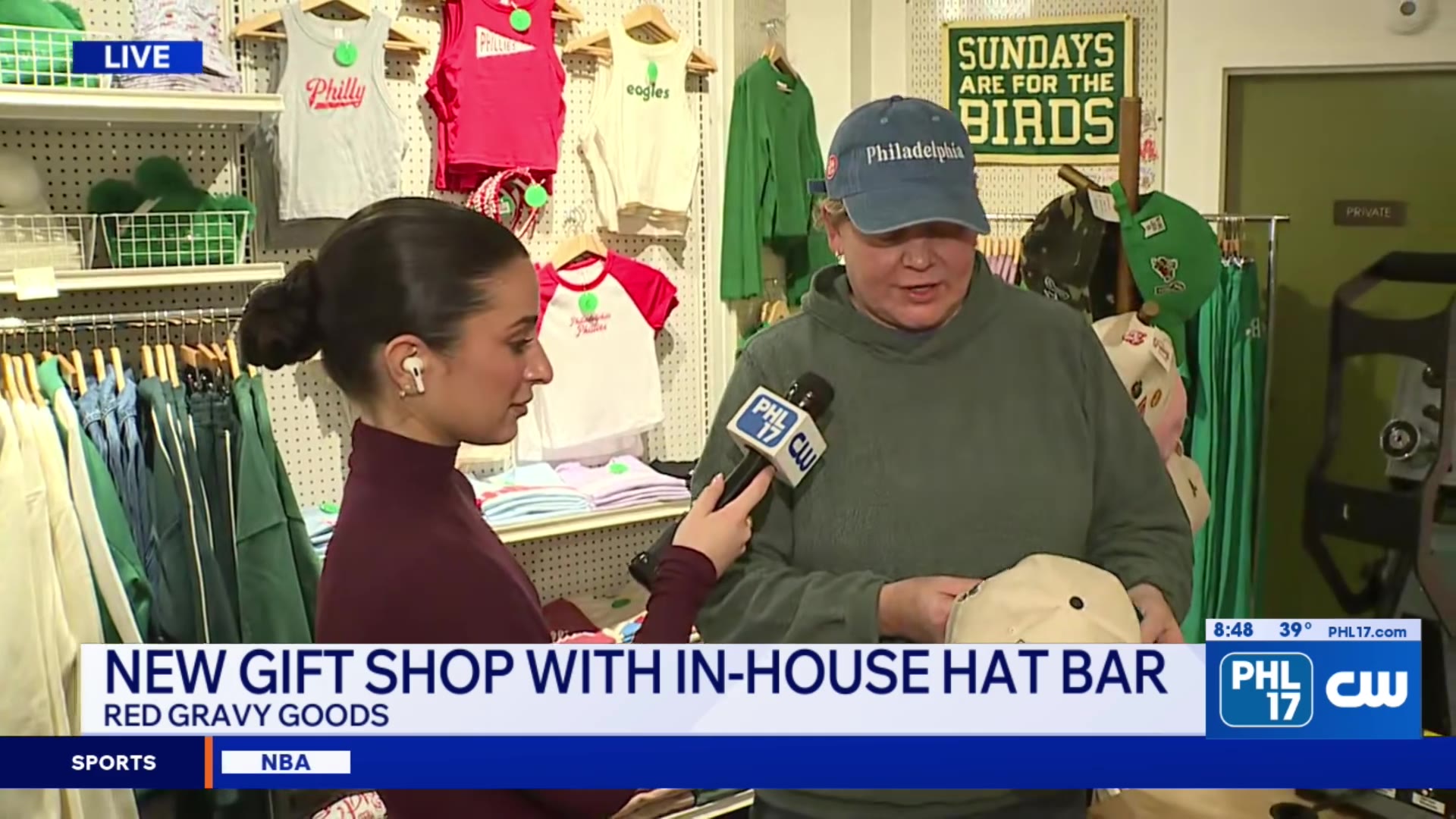 Red Gravy Goods Hat Bar | PHL17 Morning News