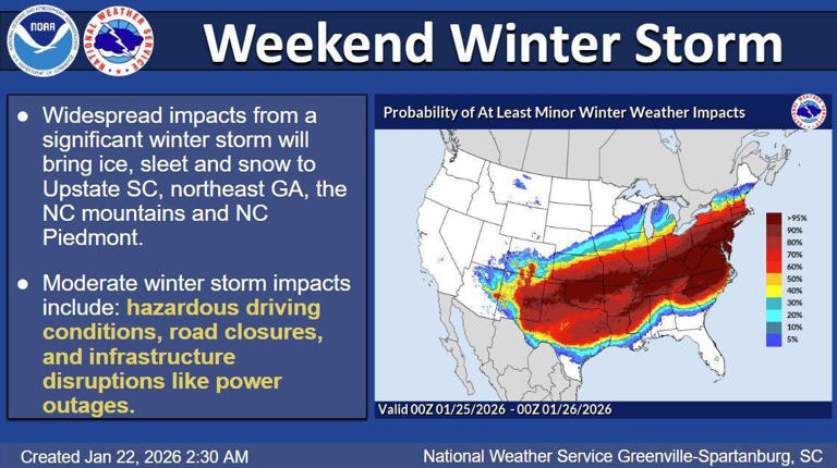 SC hit with winter storm watch as snow, ice set to hit. Here's the latest