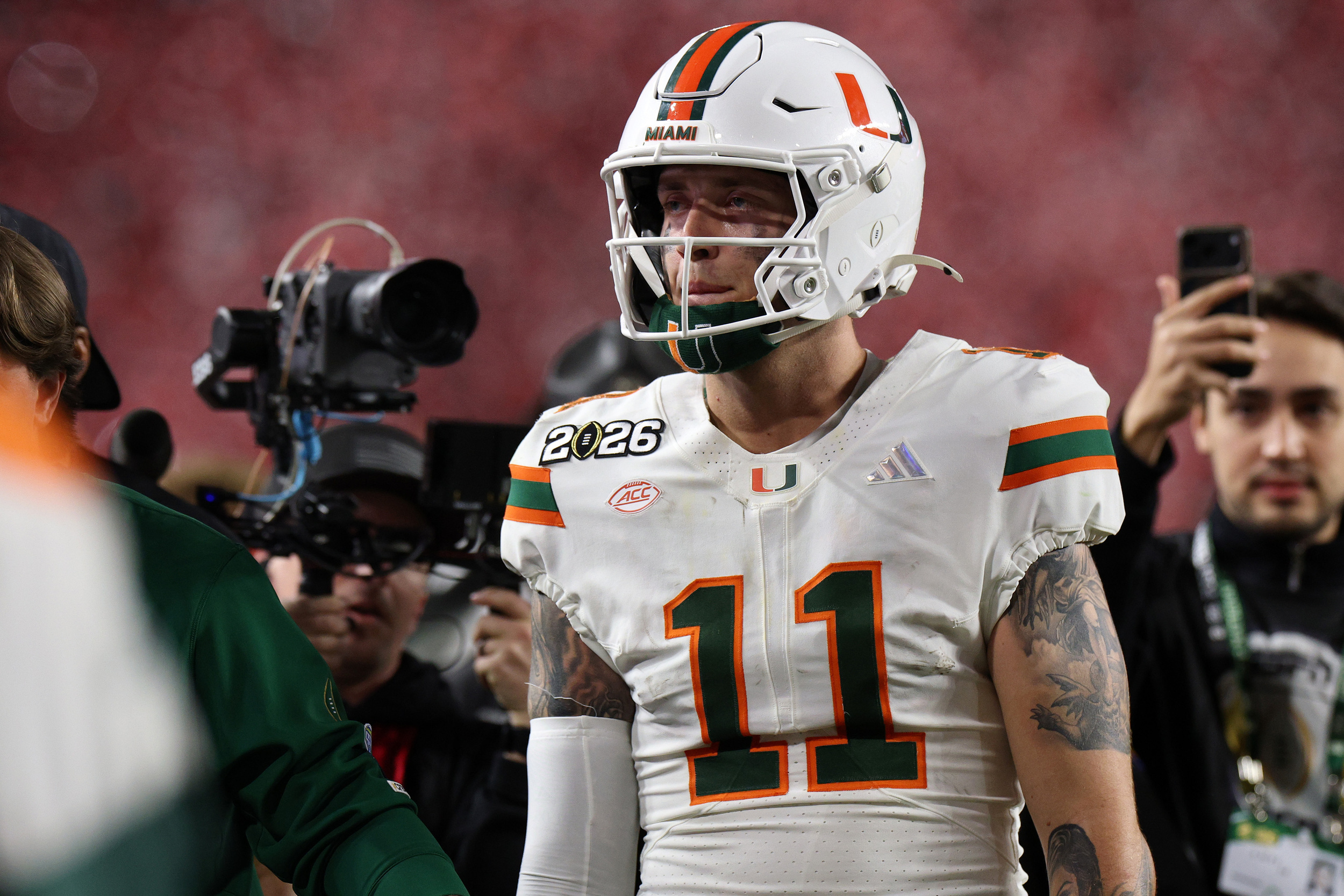 Carson Beck pulls an unsportsmanlike move after Miami’s loss in CFP final