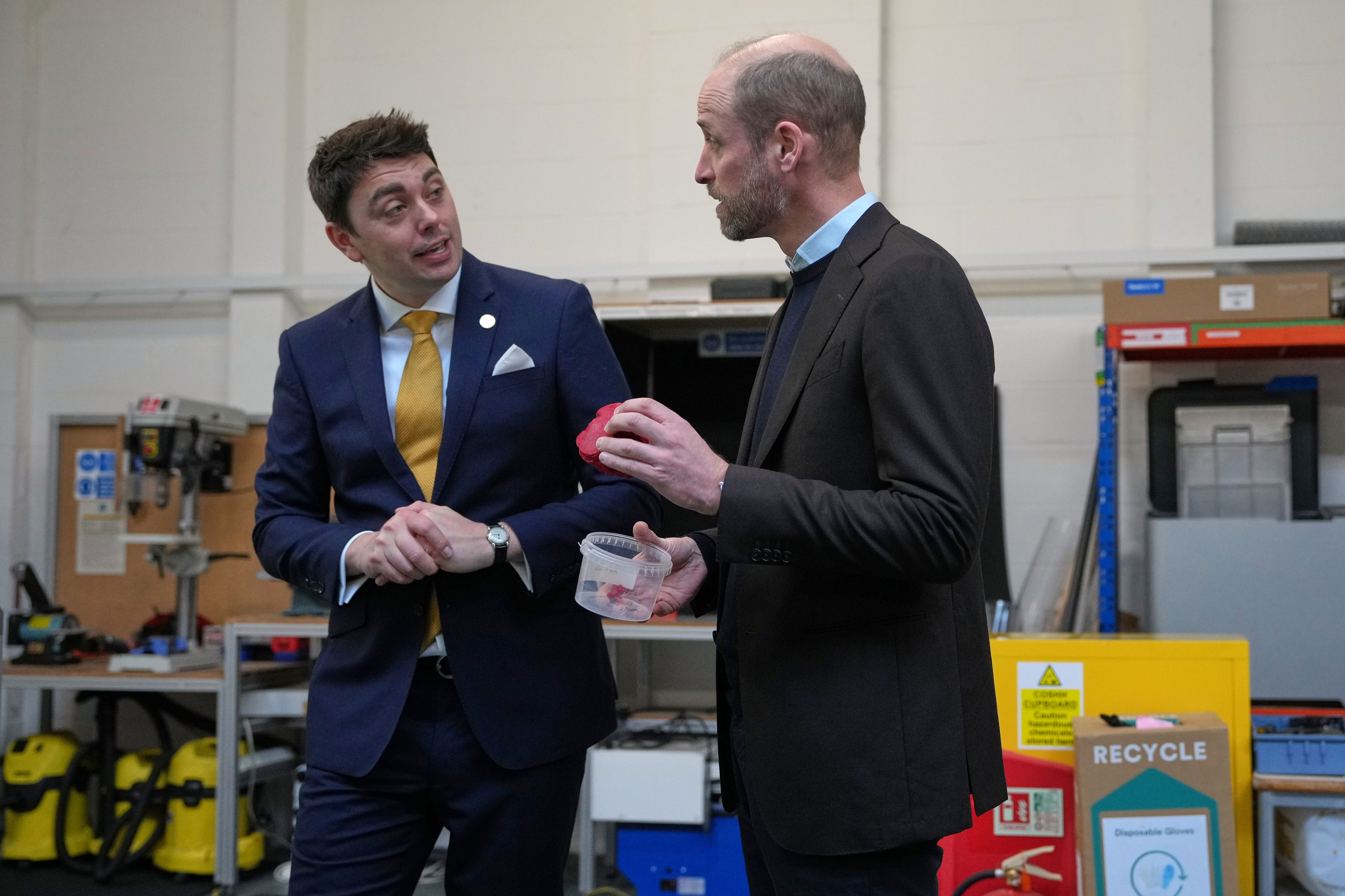 William has microfibre filter fitted to washing machines at home