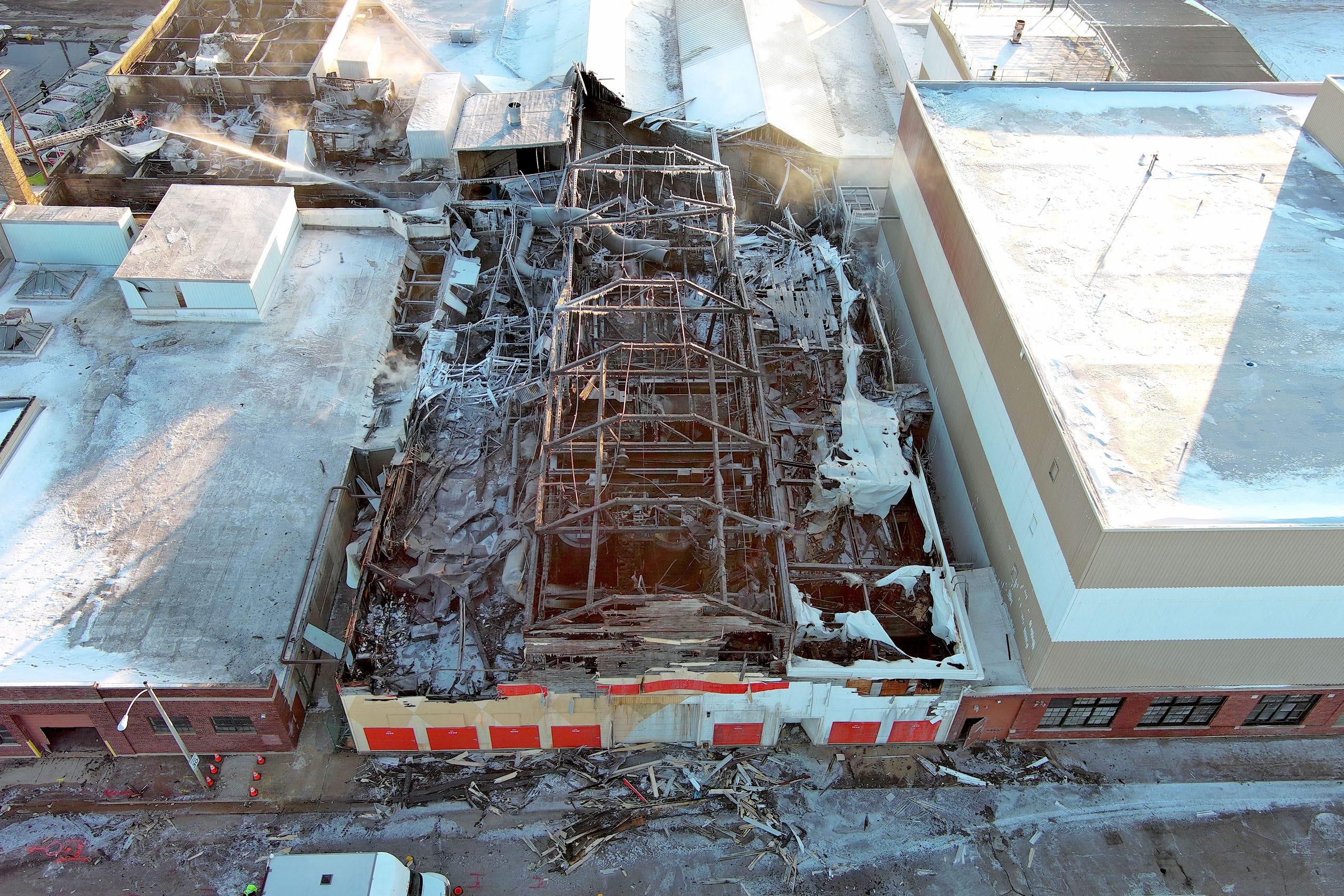 See Milwaukee U-Haul building fire damage in drone video, photos