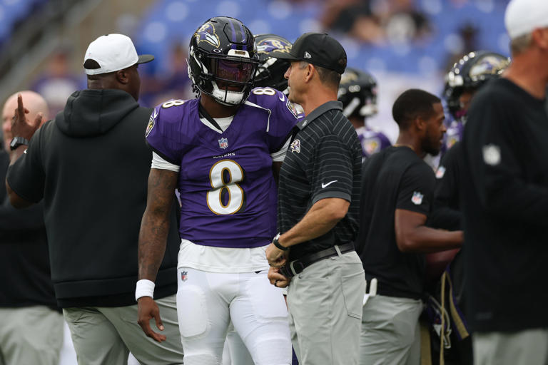 New York Giants' John Harbaugh addresses alleged tension with Lamar Jackson