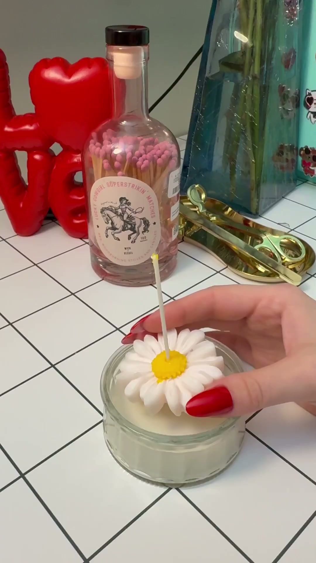 DIY flower candle | ASMR bloom in a jar🌼