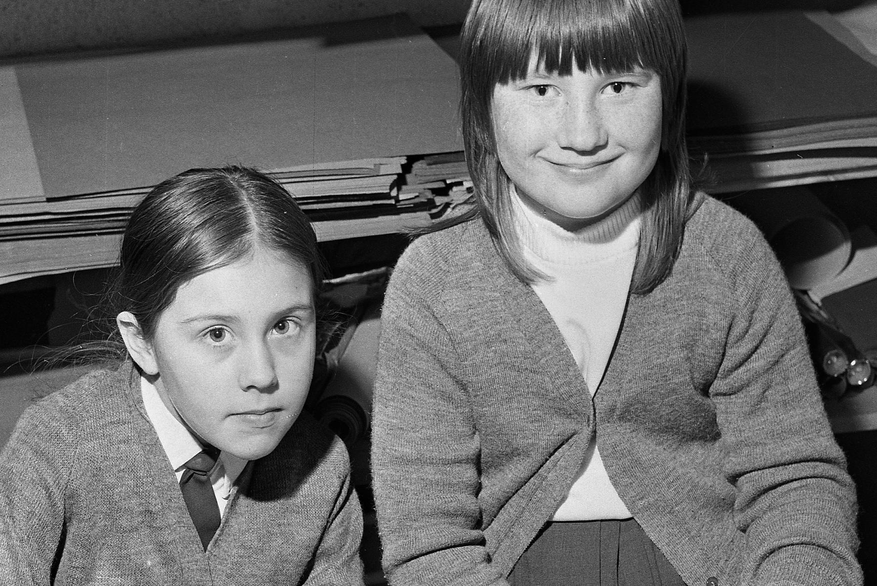 24 black and white photos depicting Wigan primary school life in 1972