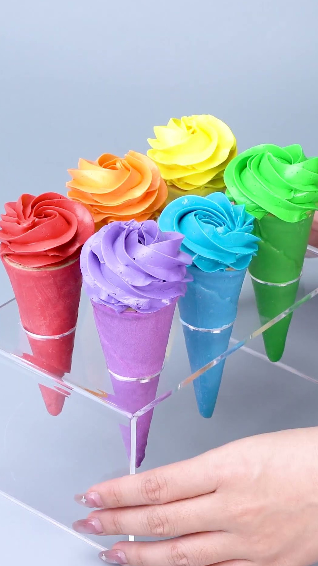Rainbow ice cream cone hacks