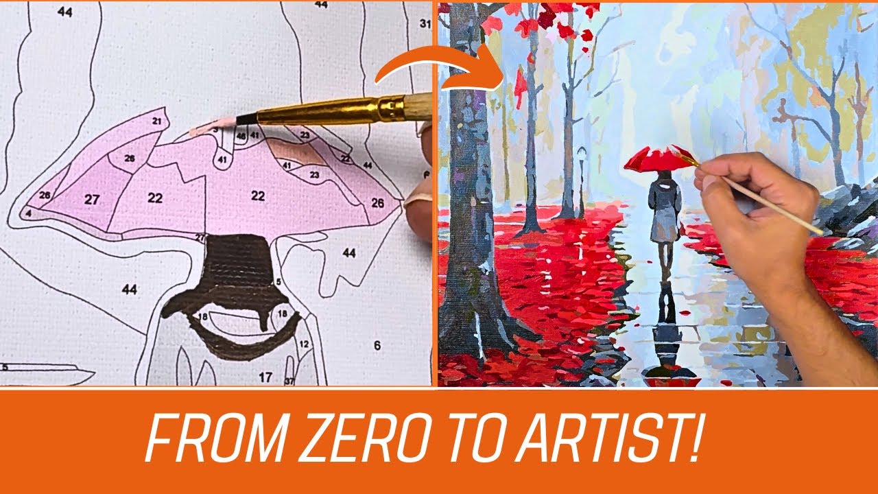 🎨 This kit turns anyone into an artist! Davincified paint by numbers