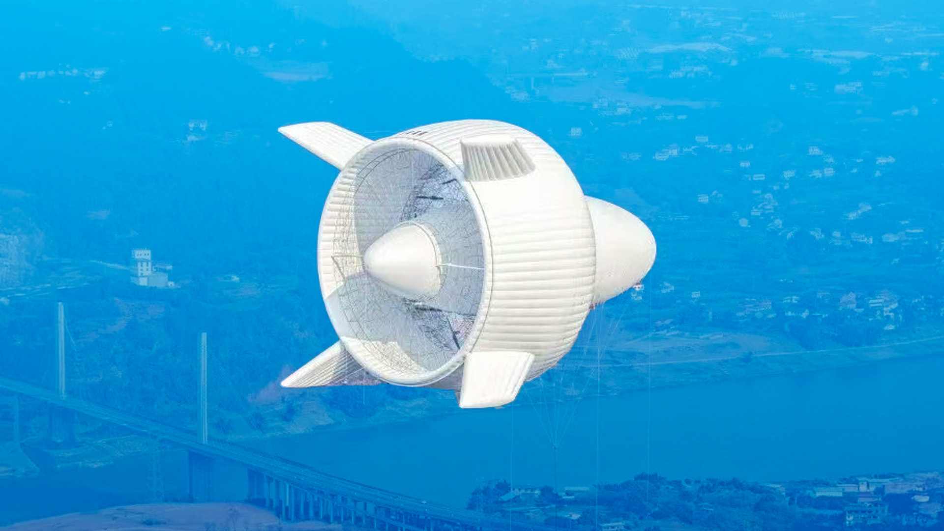 World’s first megawatt-class wind power airship takes flight