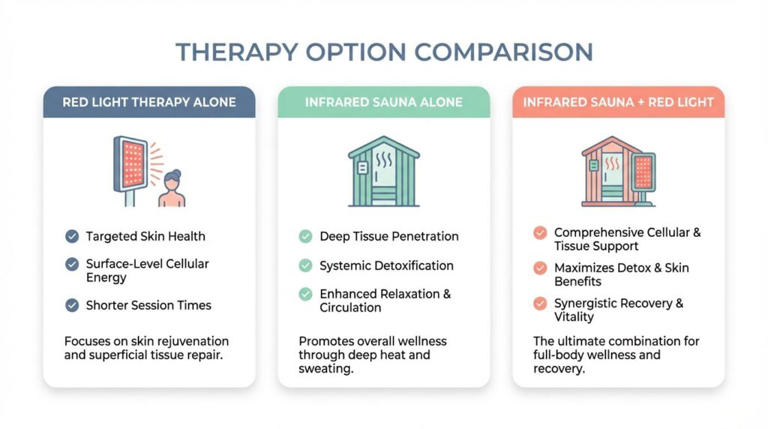 How red light infrared saunas improve skin health naturally