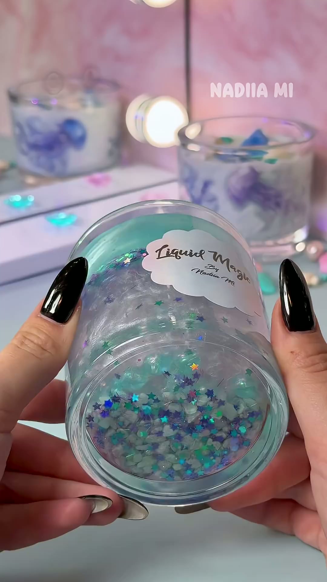 Liquid magic candle | Water candle DIY + label printing hack!