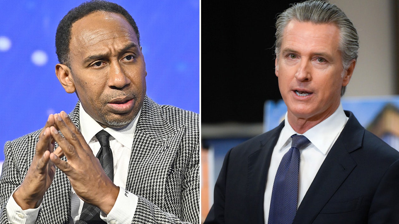 Stephen A Smith shreds Newsom for violating 'America First' with ...