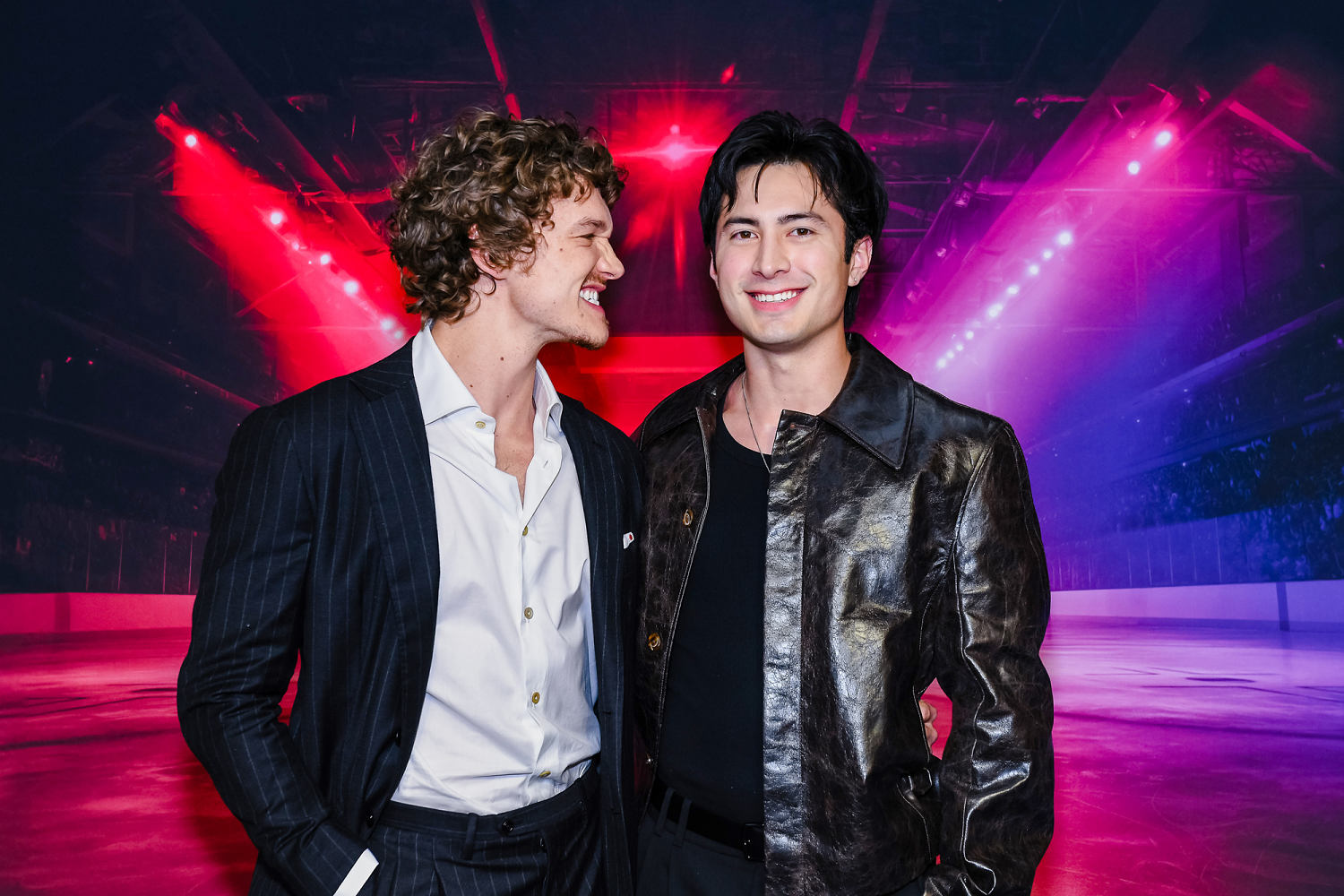 'Heated Rivalry' actors Hudson Williams, Connor Storrie running with ...