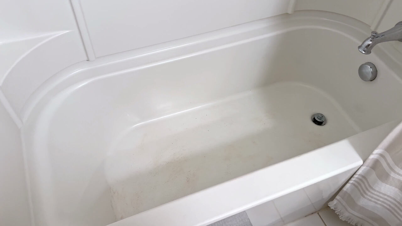 Put toothpaste on your broom...