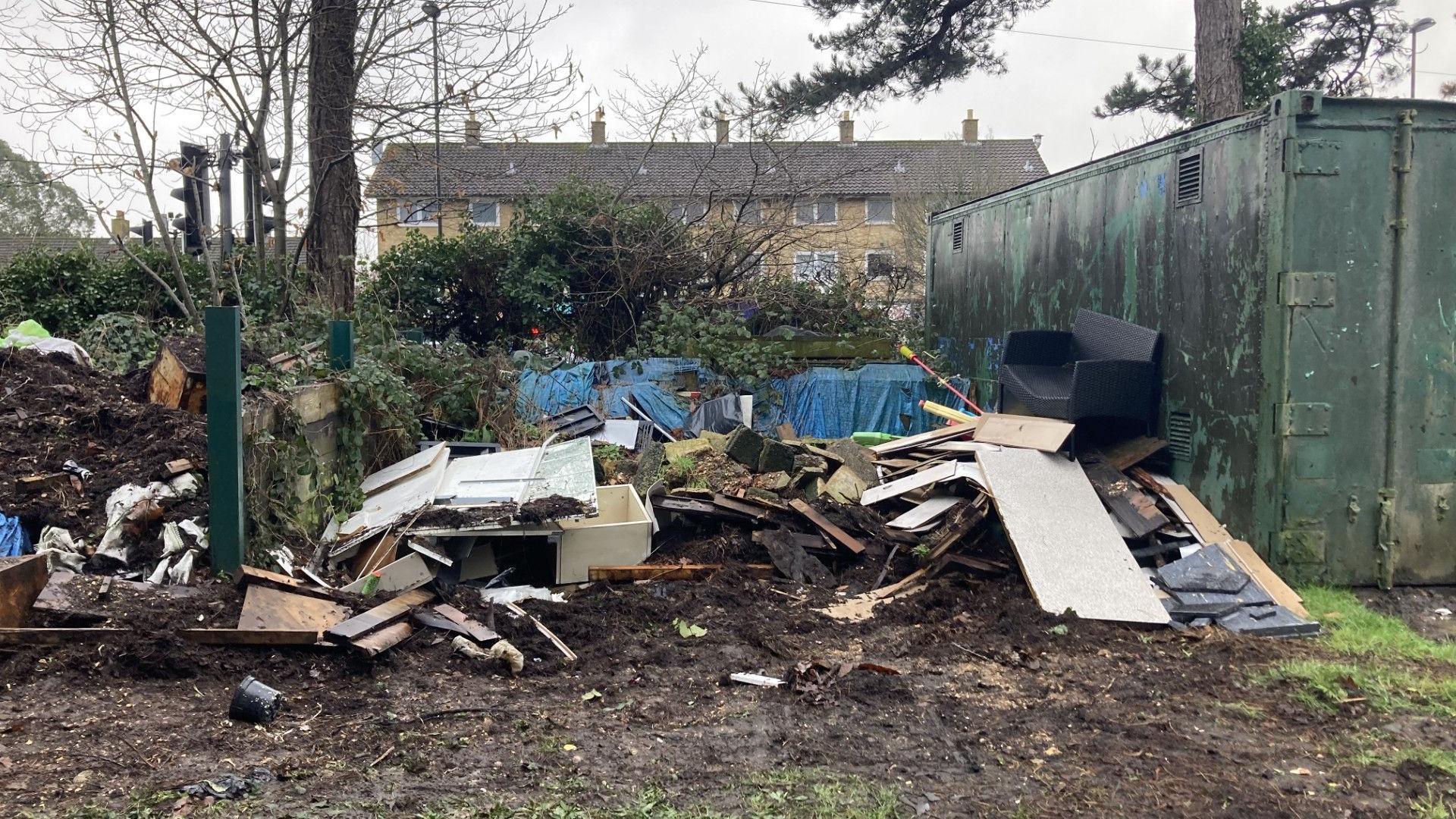 Fly-tipping at graveyard leaves mourners disgusted