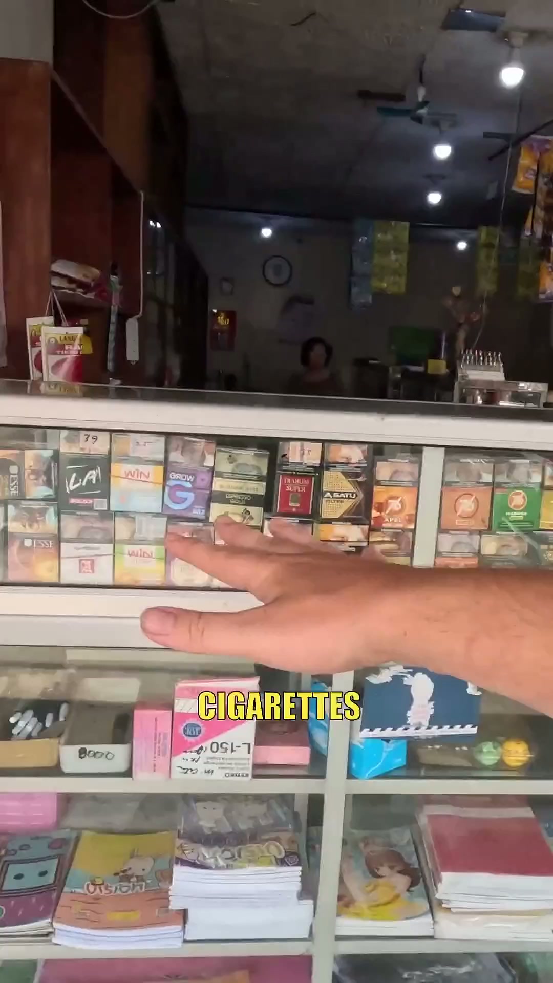 Donating cigarettes to hardworking miners