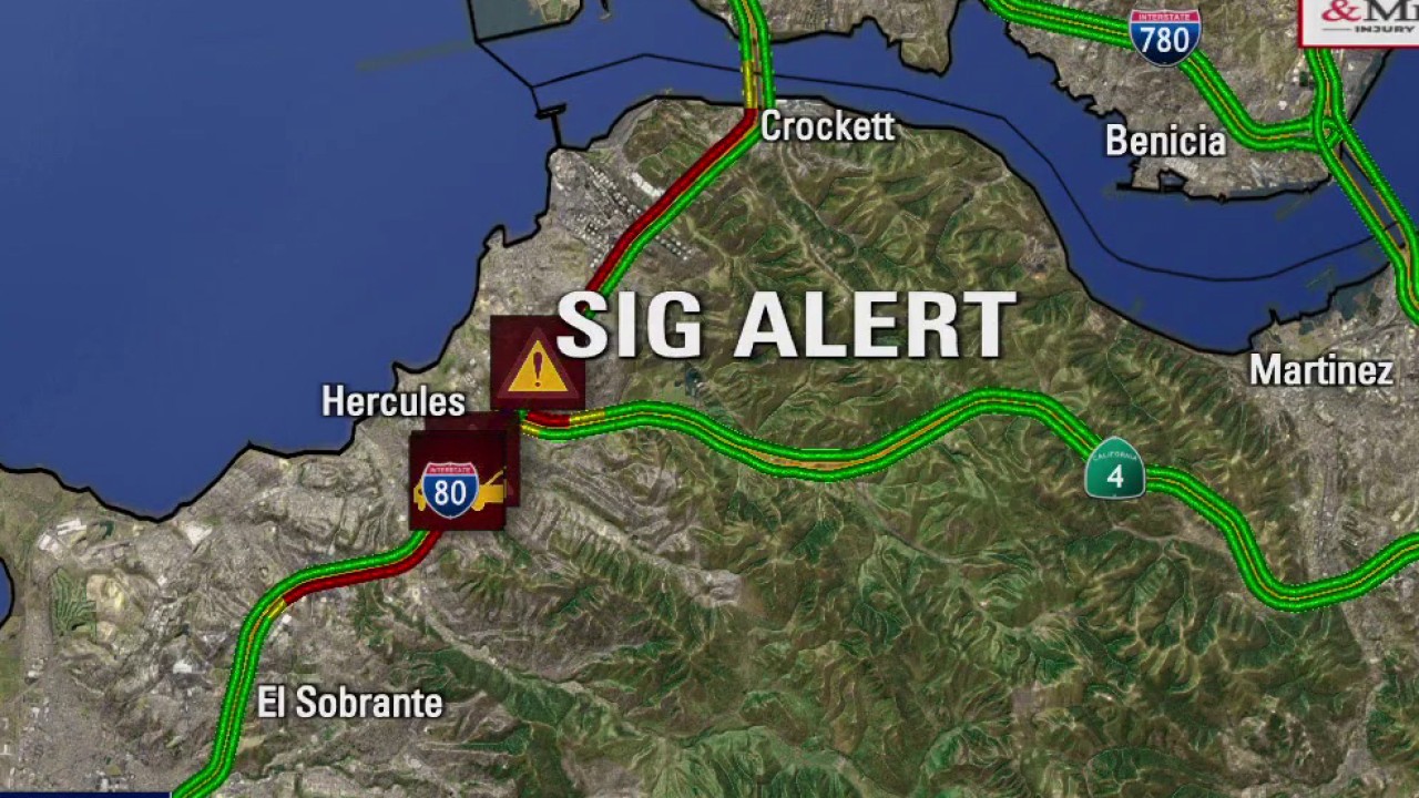 Lanes closed on I-80 near Richmond Parkway for major police activity