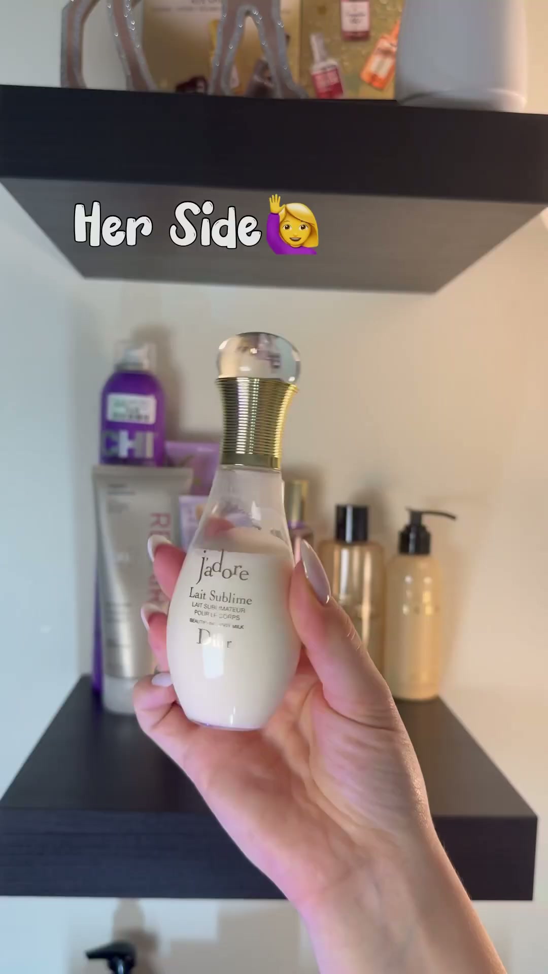 Shelf makeover: His, hers & aesthetic vibes! 🧴💄