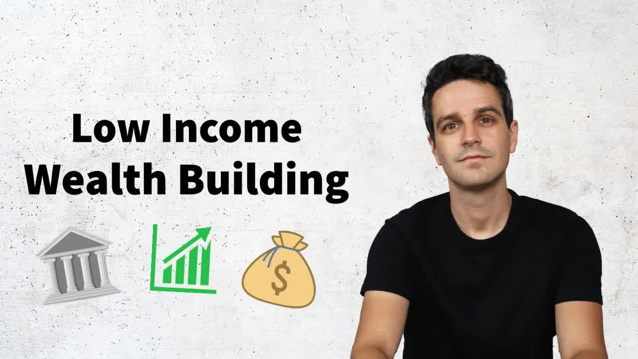 How to build wealth on a low income (investing + retirement + saving)