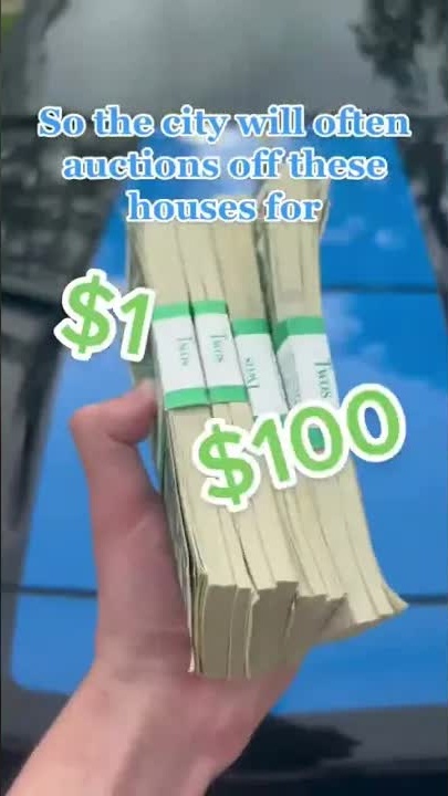 Are the $1 houses in Detroit actually worth it 💵 #shorts #money # ...