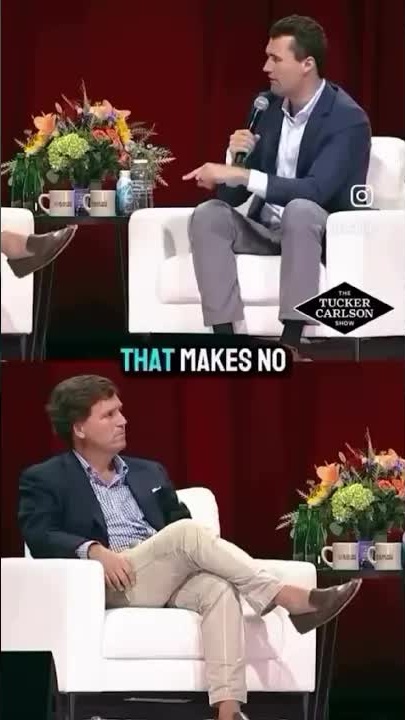 Charlie Kirk and Tucker Carlson discuss the spiritual war and ...