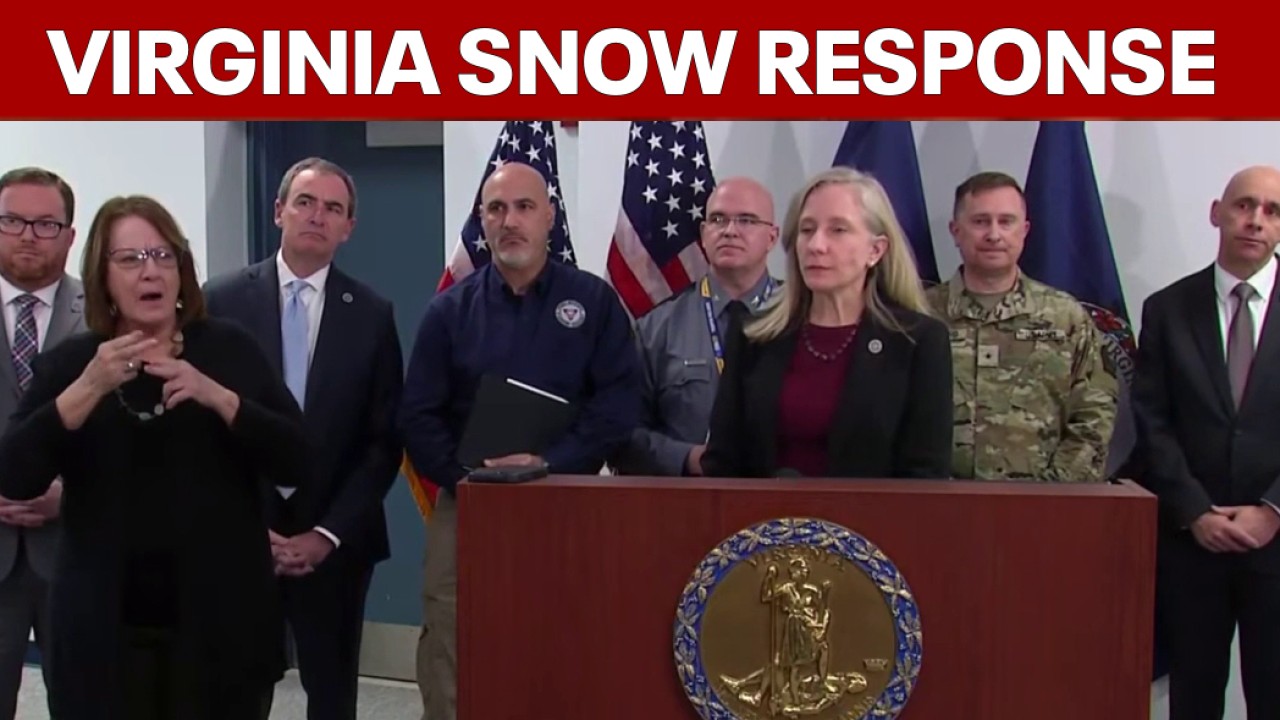 Full video: Virginia Gov. Spanberger talks winter storm response