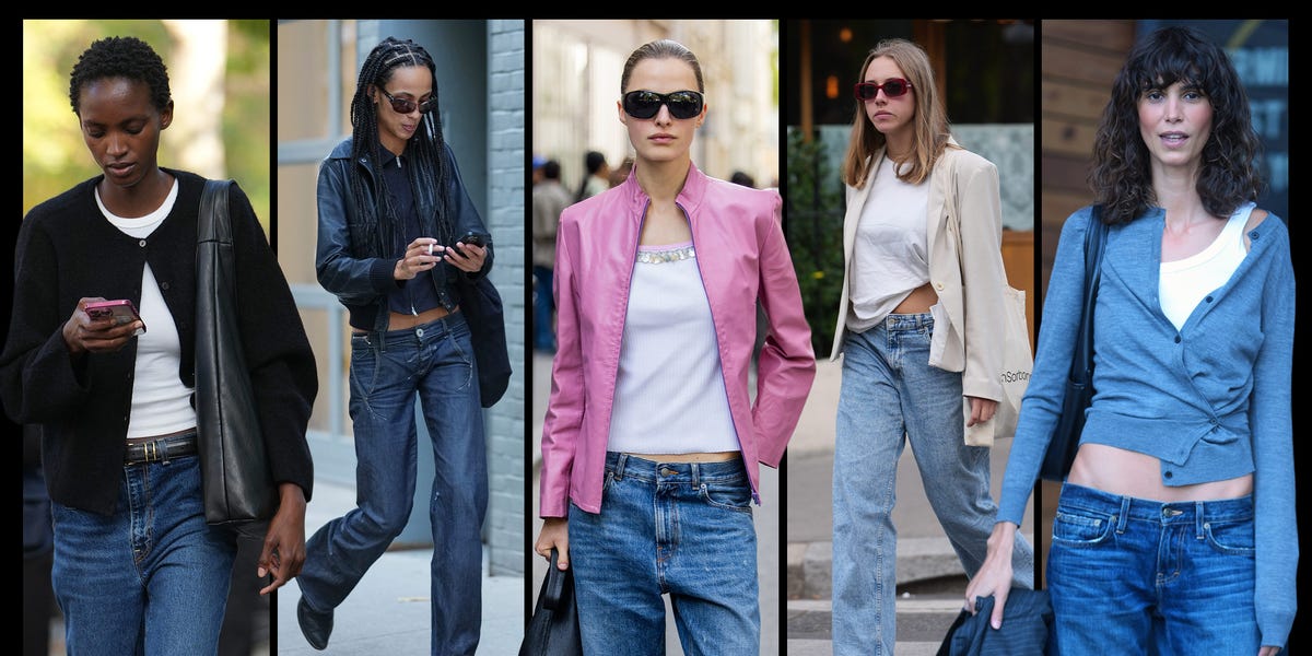Low-rise jeans really are back. Here’s how to wear them.